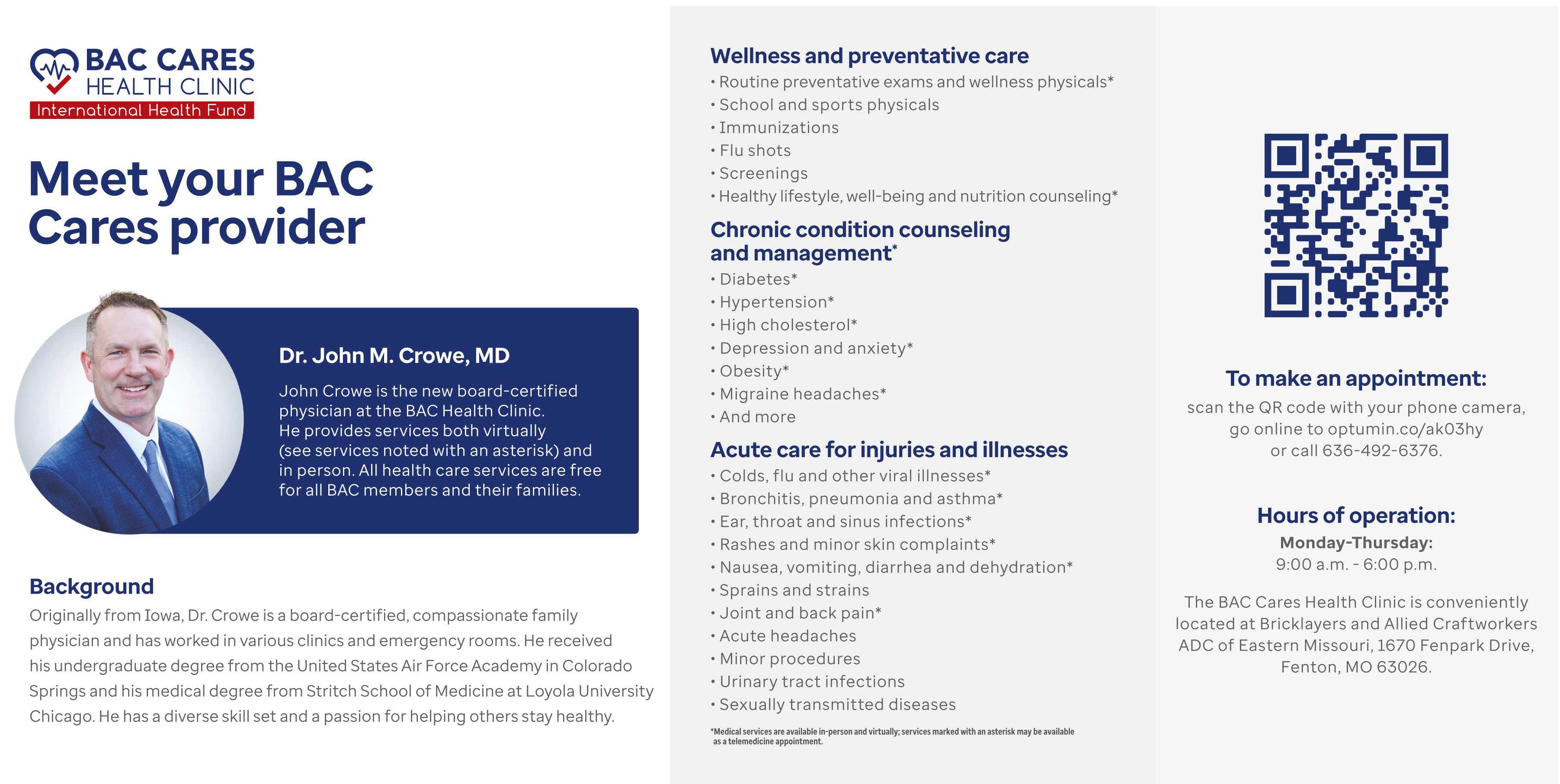 BAC Cares Health Clinic News! | BAC Locals