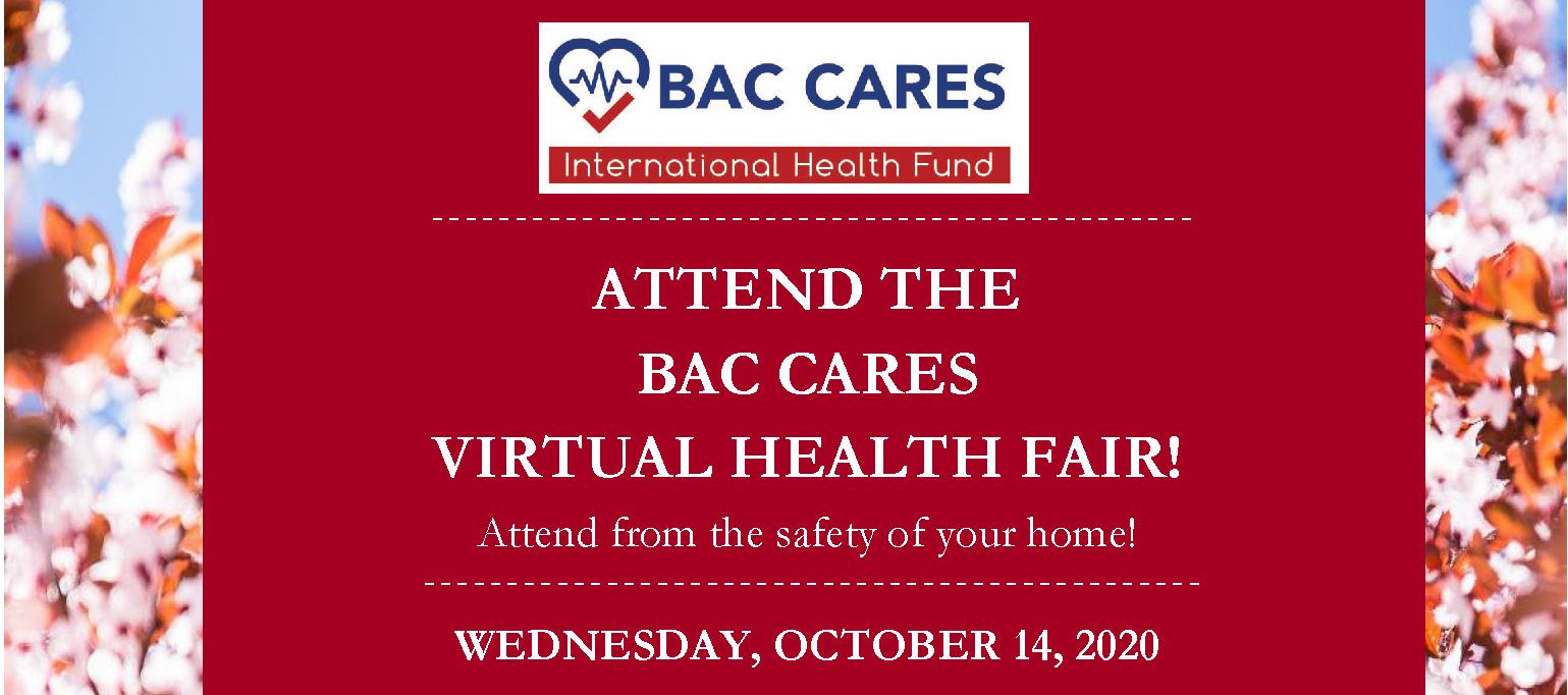 Join Us for the BAC Cares Virtual Health Fair | BAC Locals